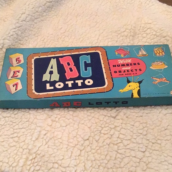ed-u-cards, inc. | Toys | Vintage Abc Lotto Board Game | Poshmark